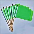 Amazon.com : ZXvZYT 50 Pack Solid Green Flag Small Mini Plain Green ...