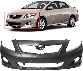 Amazon.com: MBI AUTO - Primered, Front Bumper Cover Fascia for 2009 ...