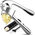 Amazon.com: Zulay Kitchen Large Premium Garlic Press Set - Bigger Bowl ...