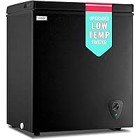 Amazon.com: Chest Freezer WANAI Deep Freezer WANAI Black Small Chest Freezers with Storage ...