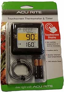 Amazon.com: ACU-RITE Touchscreen Thermometer and Timer: Kitchen & Dining