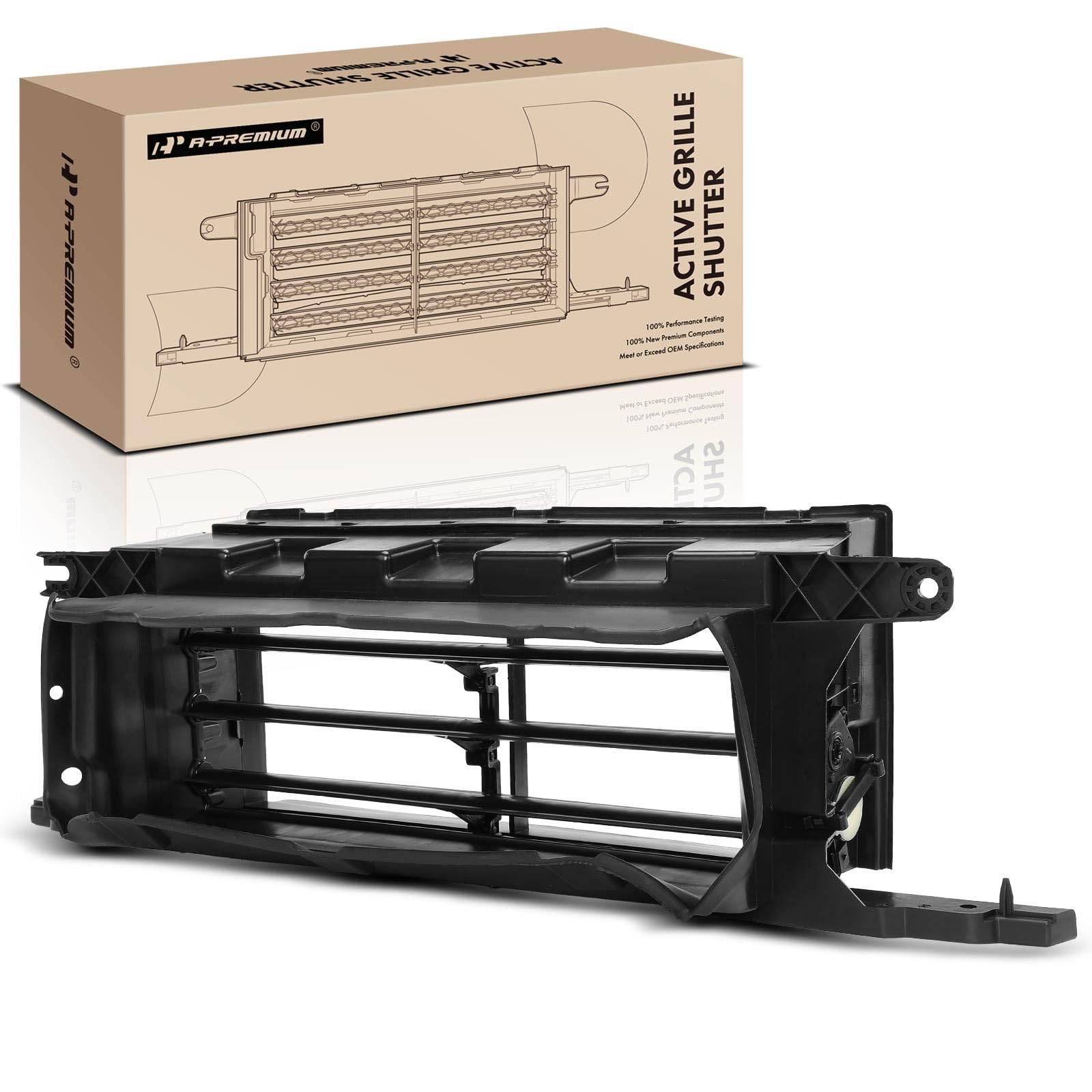 A-Premium Lower Radiator Grille Air Shutter Actuator Compatible with ...