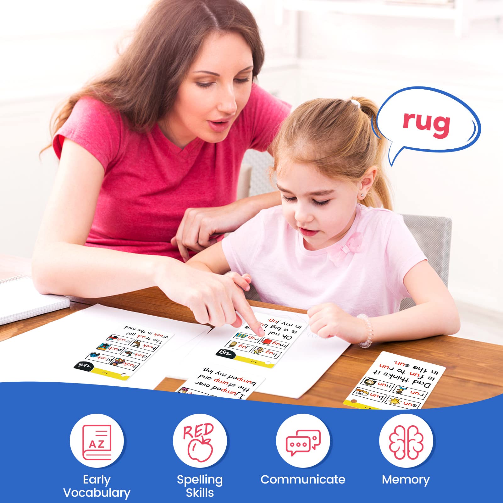 Mua Phonics Flash Cards, 67 Pcs Sight Words Flash Cards Kindergarten ...