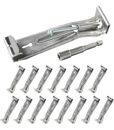 5 Gutter Hangers 15-Pack Aluminum Gutter Hooks - 5" Heavy Duty Hidden ...