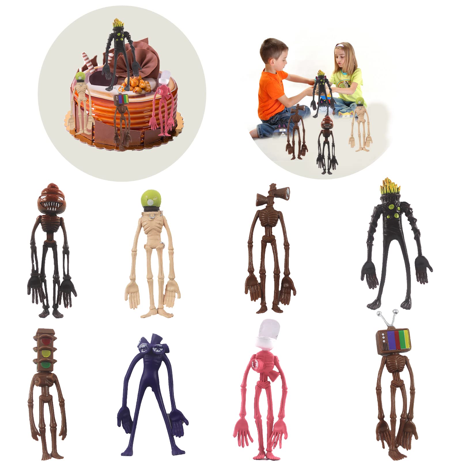 Mua Birthday Cake Toppers Figures Siren Head Birthday Cake Topper ...
