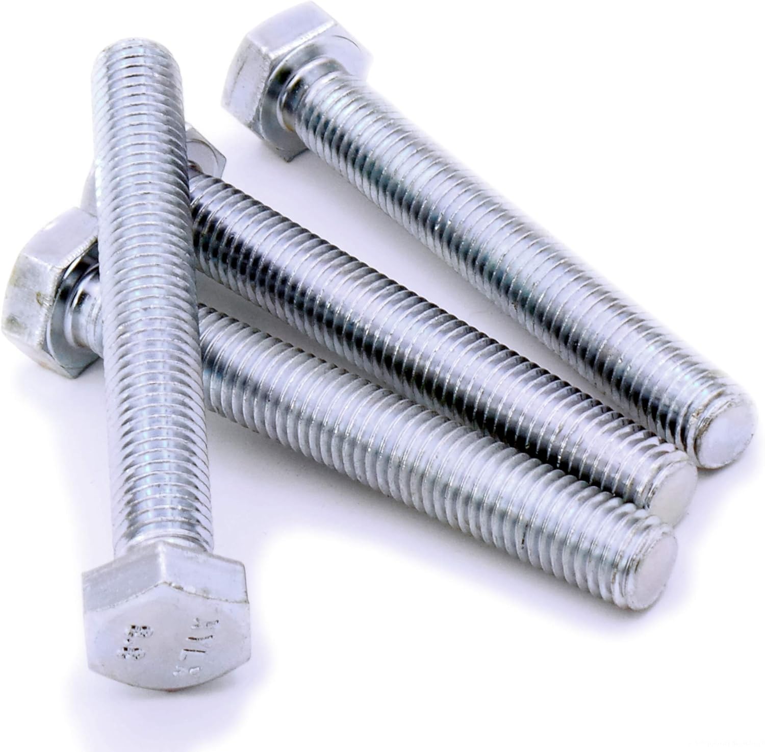 M14 (14mm x 100mm) Hex Bolt (Fully Threaded Setscrew) – Steel (Pack of ...