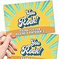 Amazon.com : 50 Large You Rock Postcards - Kudos Appreciation Note ...