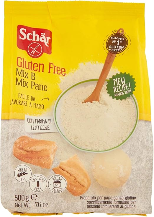 Schär Mix Pane - Mix B - Pacco da 10 x 500 g: Amazon.it: Alimentari e ...