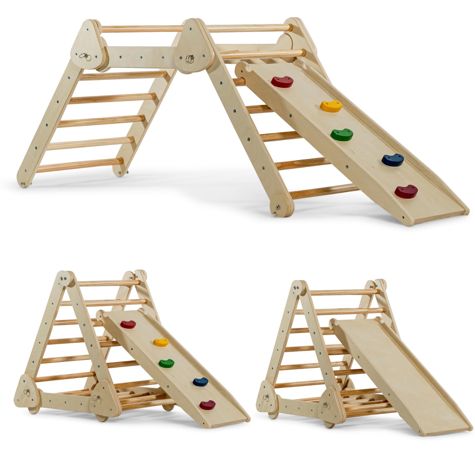 Mua Avenlur Vicus 4 in 1 Montessori Climbing Set - Wooden Climbing Gym ...