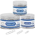 Amazon.com : 700 Paper Clips,Medium and Jumbo Size,Paperclips for ...