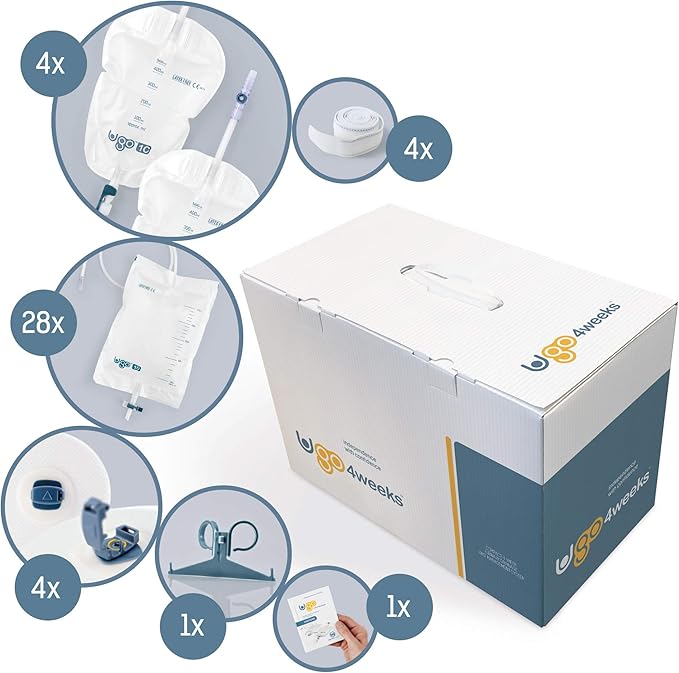 Amazon.com: Ugo 4 Weeks – 1 Month of Urology Supplies Including 4 Leg ...