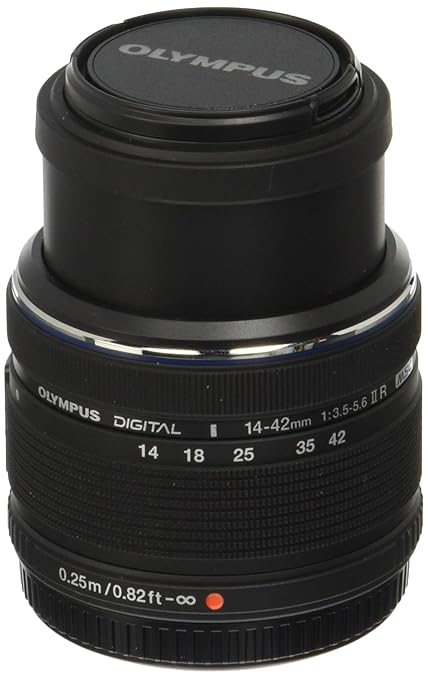 Buy Olympus 14-42mm f/3.5-5.6 Ver. II R, Interchangeable Lens for Olympus/Panasonic Micro 4/3 ...