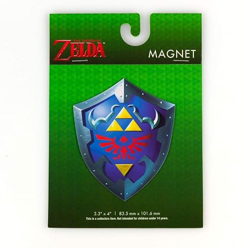 Zelda Collectibles|Legend of Zelda Link’s Hylian Shield 4 Inch Magnet ...