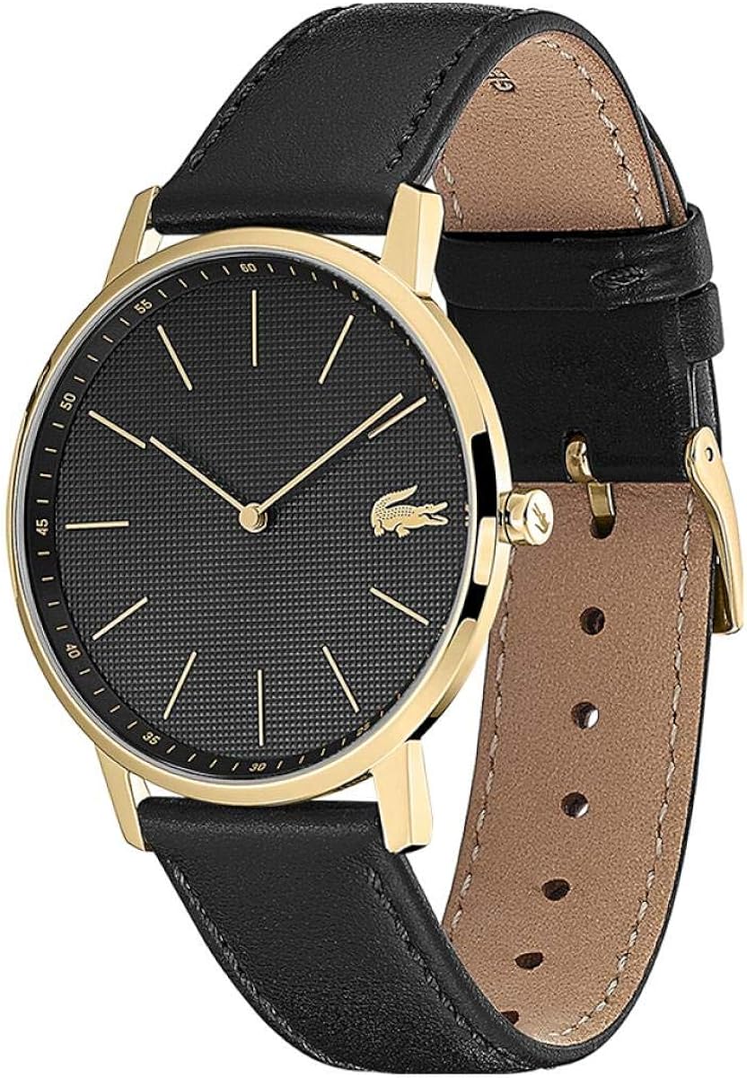 Lacoste Men’s Analogue Quartz Watch with Leather Strap 2011004 – BigaMart