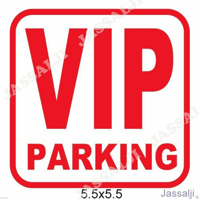 VIP Parking CAR Sticker/Decal (Big Size): Amazon.in: Car & Motorbike