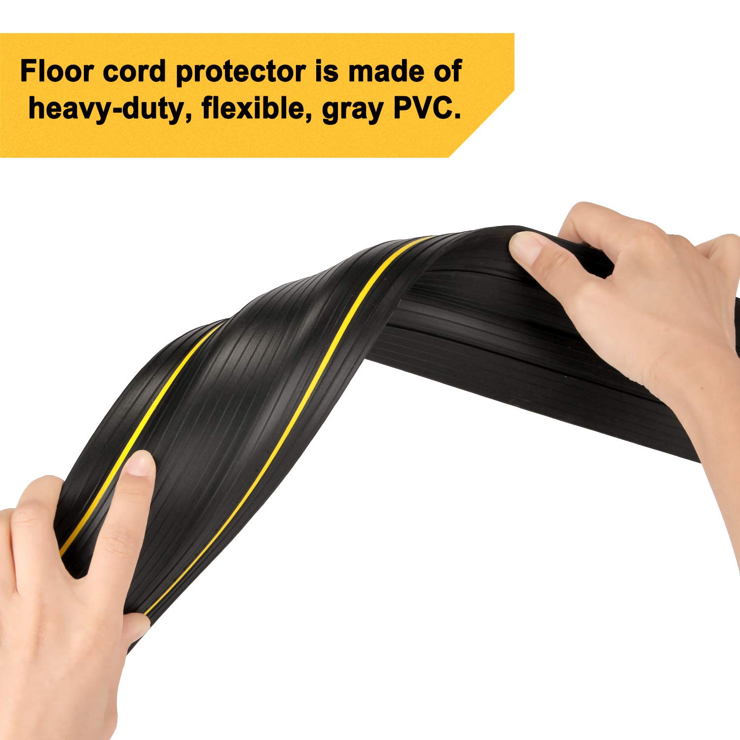 Mua AGPTEK Heavy Duty Floor Cable Cover Cable Protector, 6.5 Ft Floor ...