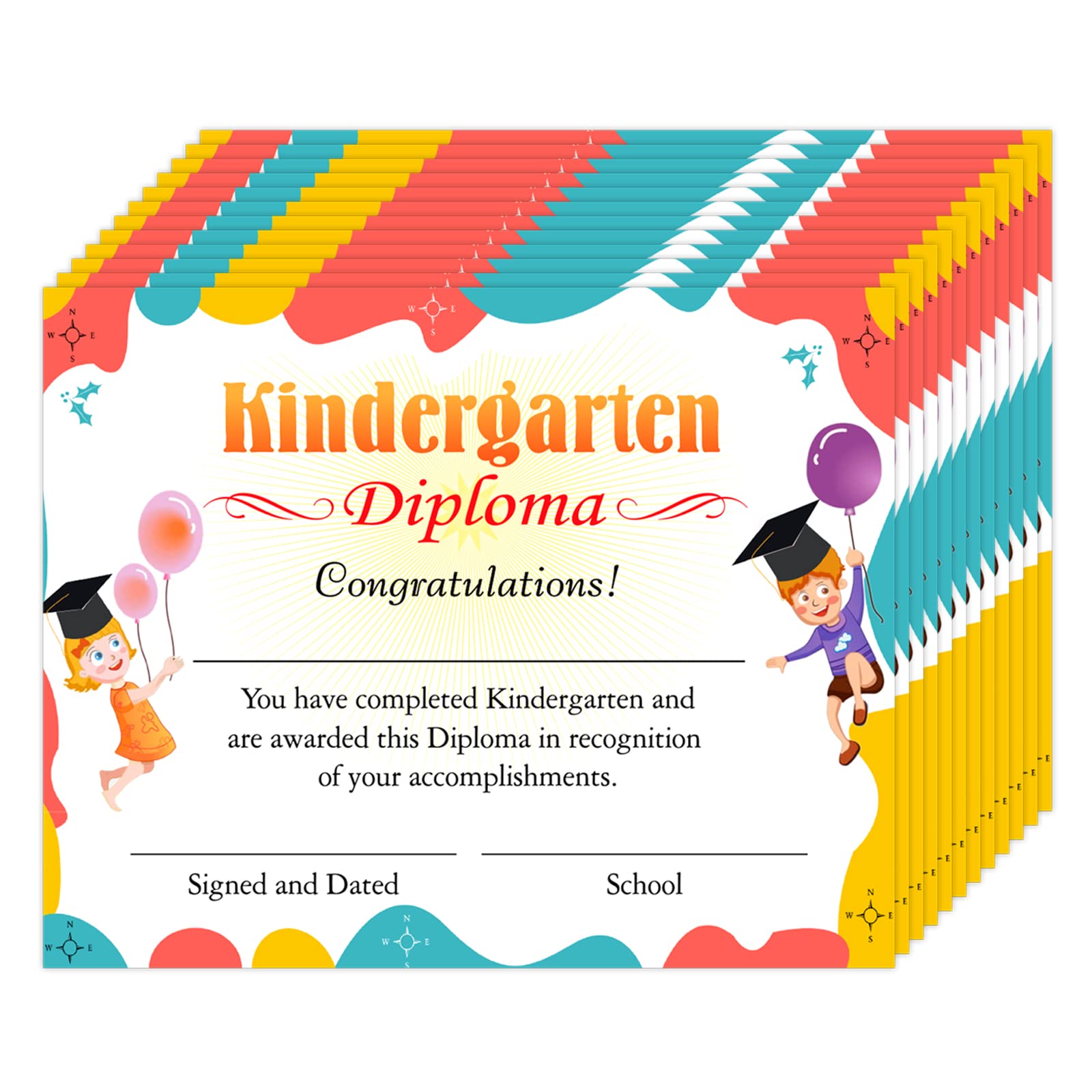 Mua Kindergarten Diploma Preschool Certificates for Kids,30PCS ...