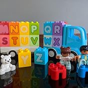 LEGO 10915 DUPLO My First Alphabet Truck Toy for Toddlers 1.5 Year Old ...