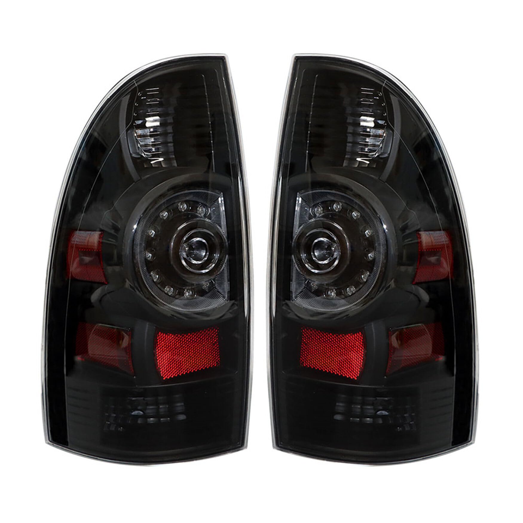 Wflnhb Tail Lights Replacement For 2005 2015 Toyota Tacoma Smoked Rear