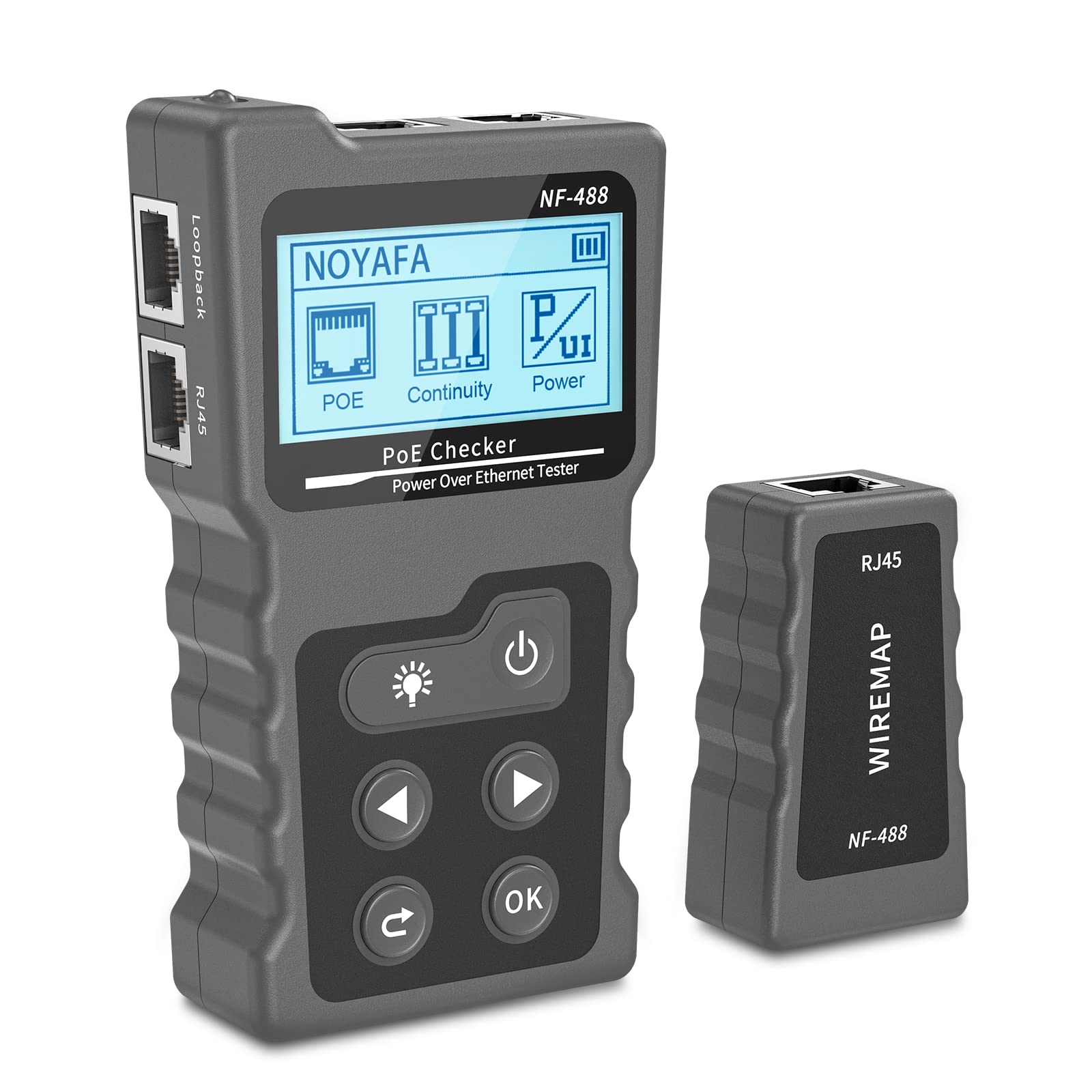 Mua Network Cable Tester, NF-488 POE Ethernet Cable Tester for Power ...
