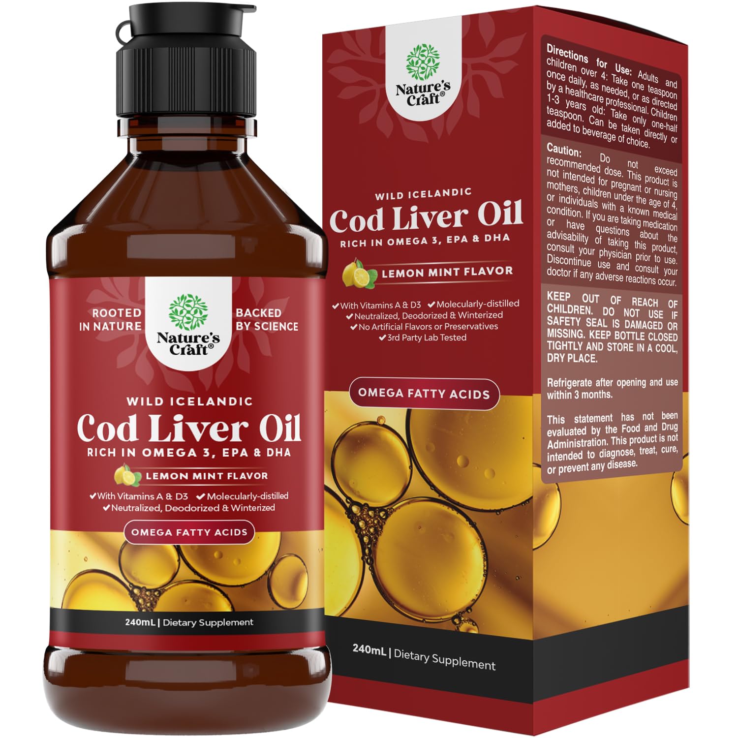 Mua Icelandic Cod Liver Oil Liquid - Wild Caught Nordic Omega 3 Fish ...