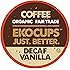 EKOCUPS Artisan Organic Decaf Coffee, Light Roast in, Raspberry Dried ...