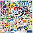 Amazon.com: ULSEIGN 120 PCS Computer Programming Language Stickers, Suitable for Software ...
