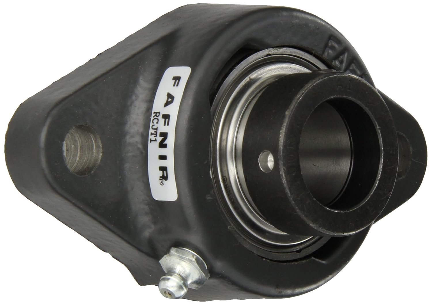 Timken RCJT1 Flange Unit, 2 Bolt Holes, Industrial-Duty, Relubricatable, Non-Expansion, Cast ...