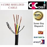 Polycab Pvc Insulated 4 Core Copper Cable 4 Sq Mm Wire (Black): Amazon ...