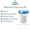 Sterile Specimen Cups with Lids: 4oz Transparent Urine Collection Cup ...