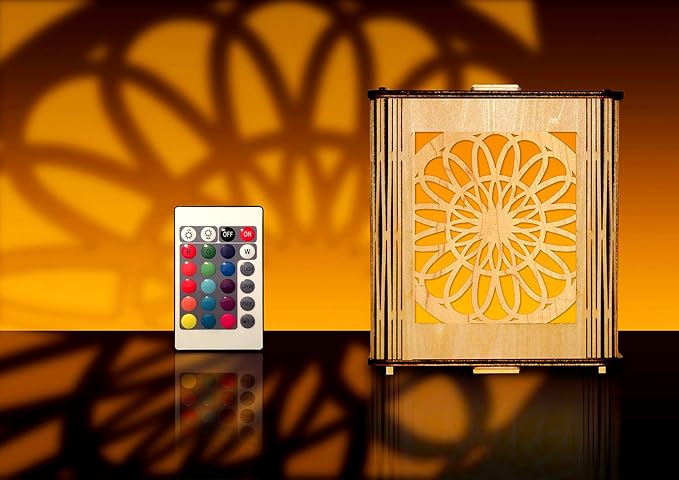 Laser Cut Wooden LED Light Box Table Lamp Night Light, Hot Solutions ...