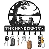 Amazon.com: Dyoart Personalized Key Holder for Wall, Custom Metal Deer ...