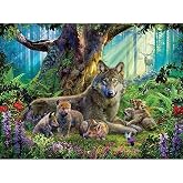 Amazon.com: Ceaco - Wolves - Wolves in Nature - 1000 Piece Jigsaw ...