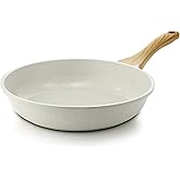 Amazon.com: SENSARTE Nonstick Ceramic Frying Pan Skillet with Lid, 12.5 Inch Omelet Pan, Healthy ...