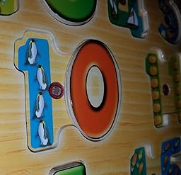 Amazon.com: Melissa & Doug Alphabet Sound Puzzle - Wooden Puzzle With ...