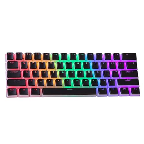 DIERYA PBT Double-Shot Pudding Keycaps, 108 Keys OEM Profile ANSI ...