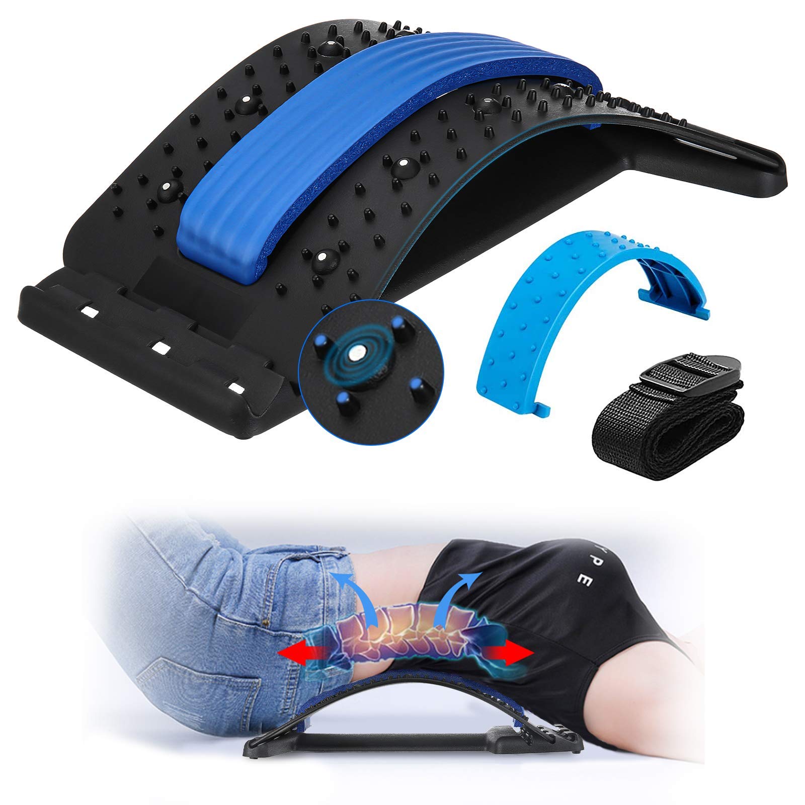 Buy Back Stretcher, Newest Generation Spine Deck Lumbar Support Device ...