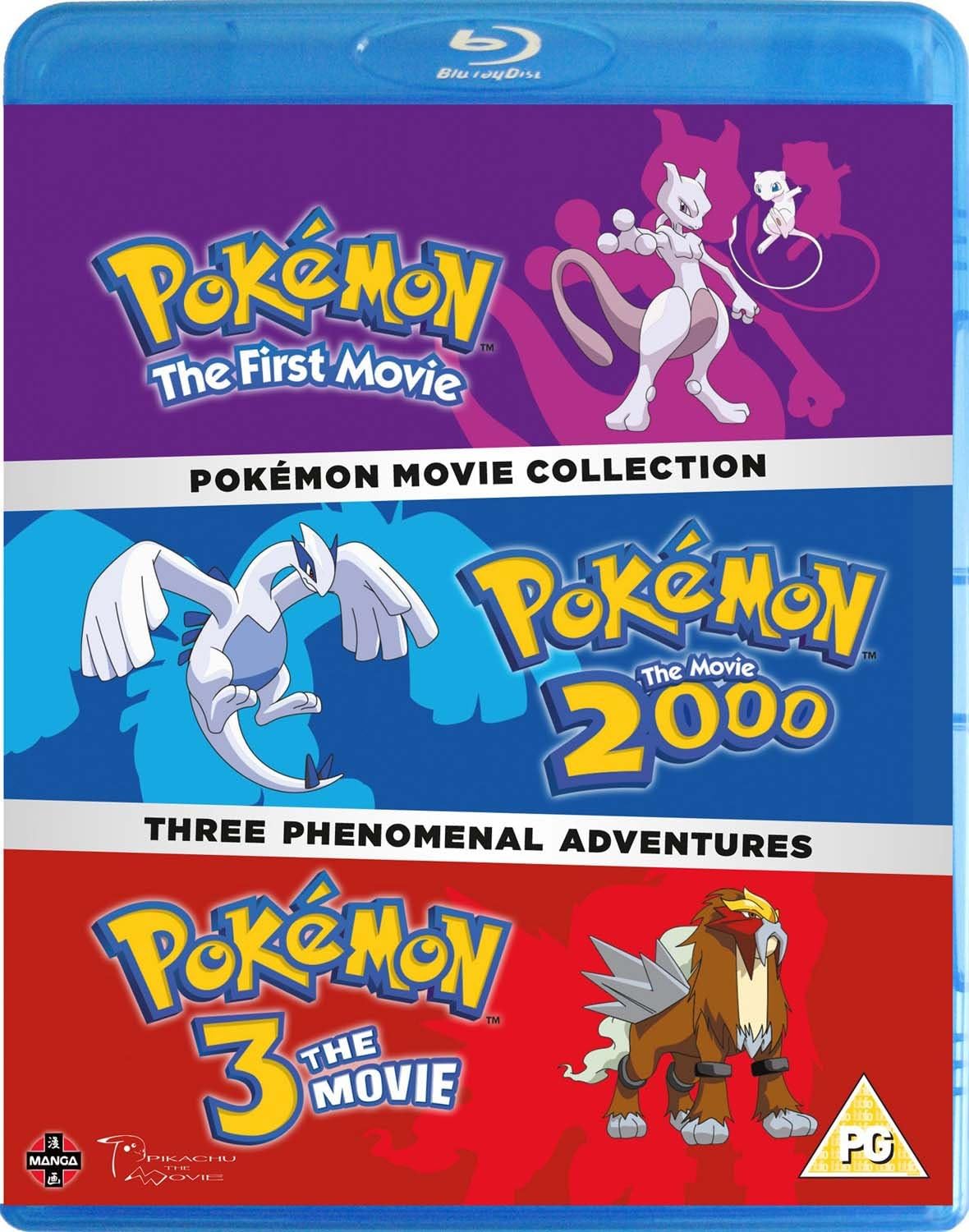 Pokemon Movie 1-3 Collection [Blu-ray]: Amazon.co.uk: Ikue Ohtani ...