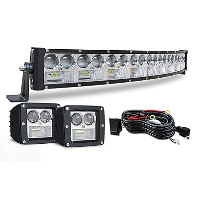 22 Inch Curved LED Light Bar with Flood & Spot Beam Nepal | Ubuy