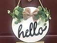 Amazon.com : TIMECOSY Hello Sign Farmhouse Décor for Front Porch Home ...