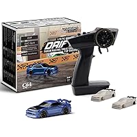 Amazon.com: Turbo Racing C82 RTR 1/76 2.4G Mini RC Car Police Off-Road Truck Full Proportional ...