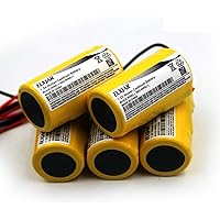 elxjar (5-Pack) 1.2V 1200mAh ELB-1P201NB Ni-CD Battery Replacement for ...