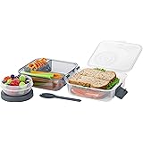 Amazon.com: SnapLock by Progressive Bento-To-Go Container - Gray, SNL ...