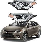 Amazon.com: LABLT Halogen Headlight Left and Right Side Assembly Replacement for 2014 2015 2016 ...