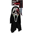 Amazon.com: Fun World Ghost Face Bloody Bling Mask and Knife Set ...