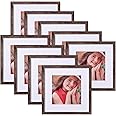 Amazon.com - Vittanly 12x12 Picture Frames for Wall Set of 9, Display 8x8 Pictures with Mat or ...