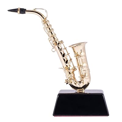 Miniature Replica Gold Saxophone Music Instrument on Nepal | Ubuy