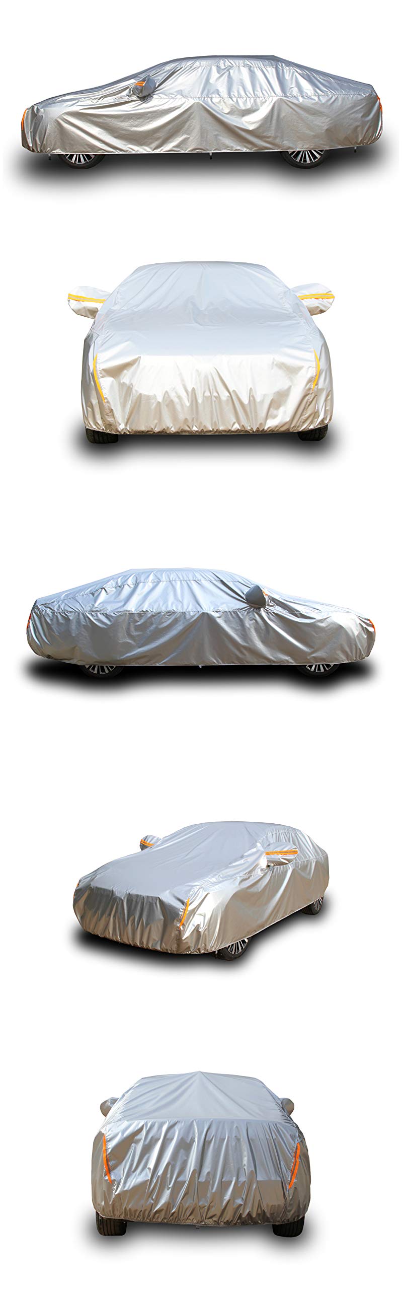 Tecoom Heavy Duty Multiple Layers Car Cover All Weather Waterproof ...