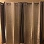 Kylie Minogue Natala Slate Lined Eyelet Curtains (90 x 72): Amazon.co ...