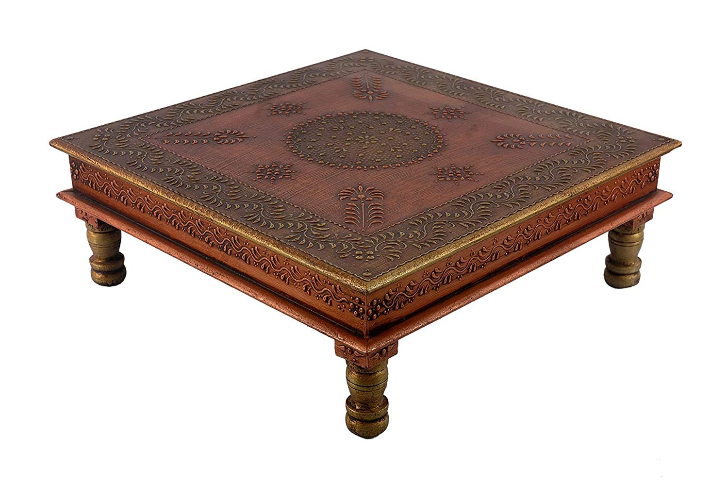 Buy Nature Vit Home Decor: Wooden Bajot for Pooja Online at Low Prices ...